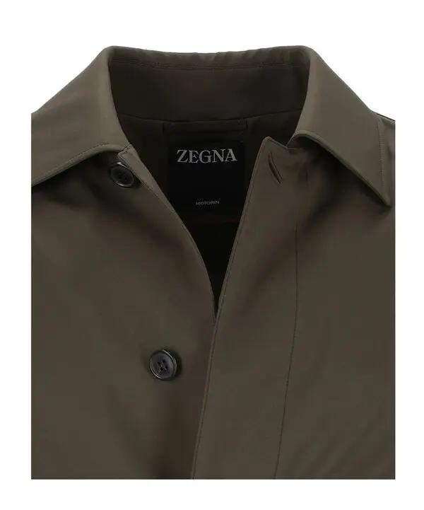 Zegna Motorin Long Raincoat