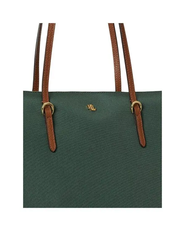 Ralph Lauren Logo Patch Large Top Handle Bag