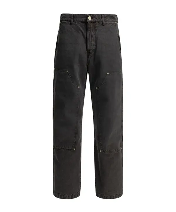 MFPEN Double Knee Straight-leg Jeans - Black