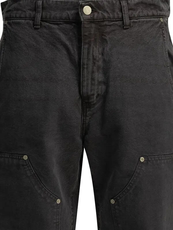 MFPEN Double Knee Straight-leg Jeans - Black