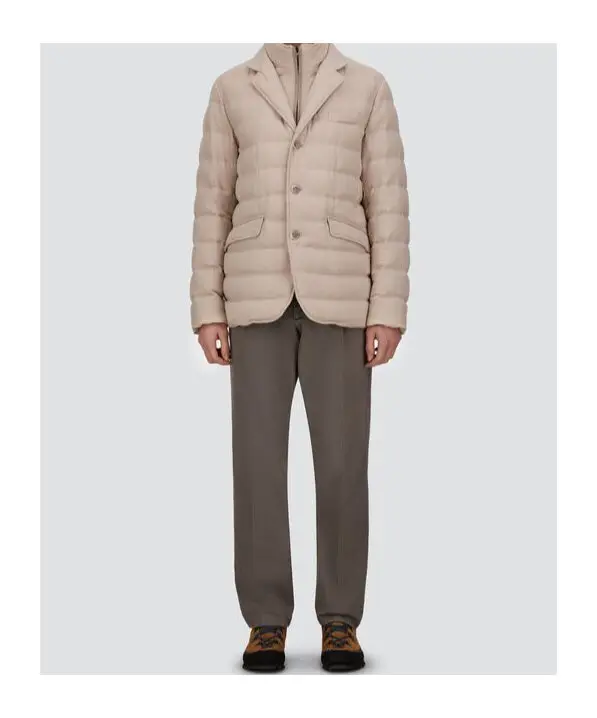 Herno Quilted Wool-blend Blazer - Chantilly