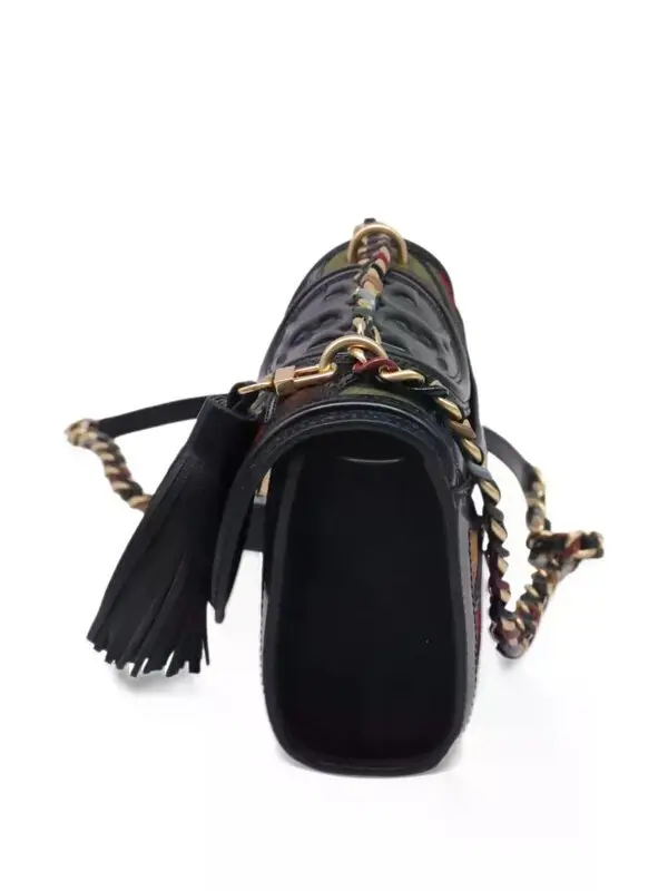 Tory Burch Fleming Marquetry Shoulder Bag