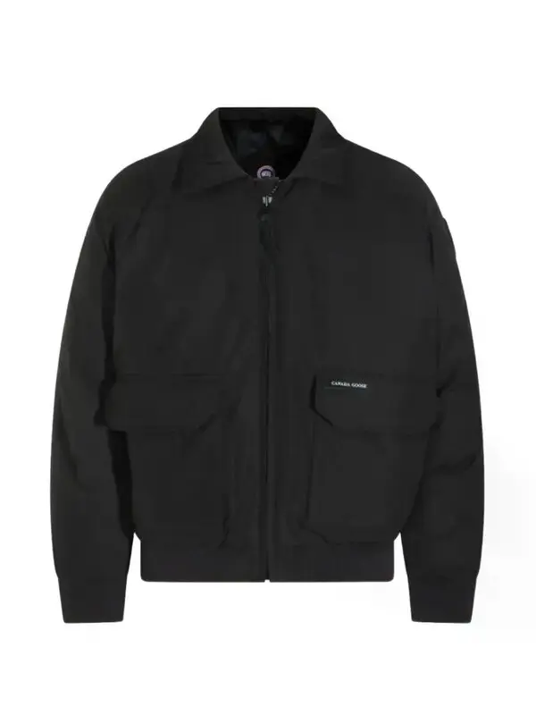 Canada Goose Mimico Logo-patch Bomber Jacket - Black