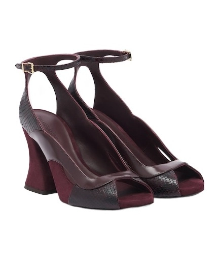 Zimmermann Suede-trimmed Leather Sandals - Black