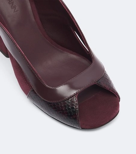 Zimmermann Suede-trimmed Leather Sandals