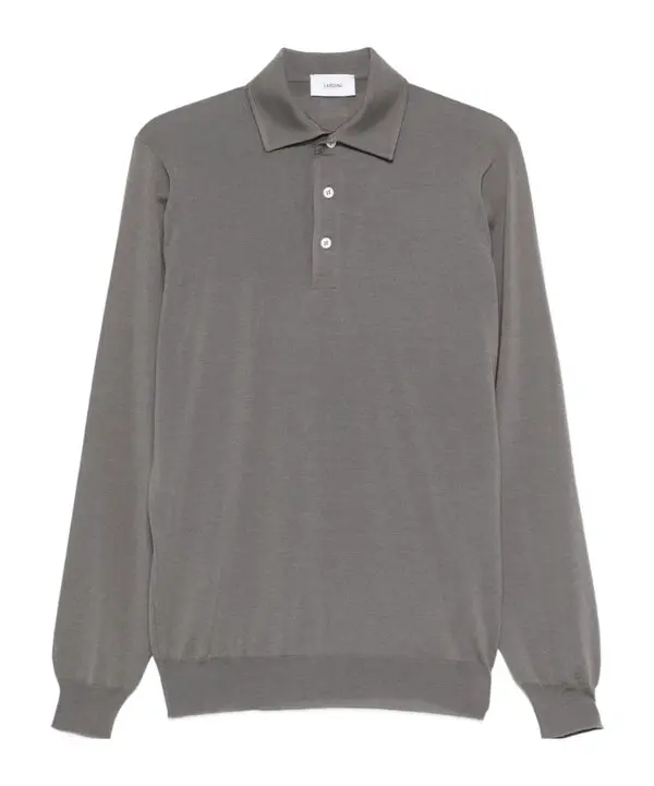 LARDINI Long-sleeve Polo Shirt