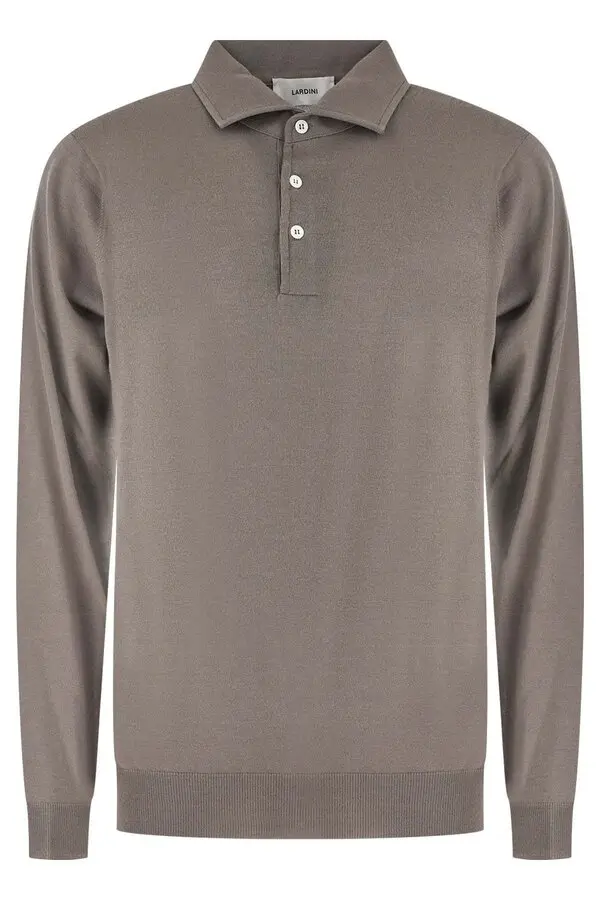 LARDINI Long-sleeve Polo Shirt