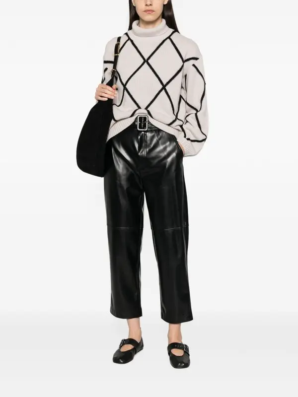 TWINSET Logo Casual Pants