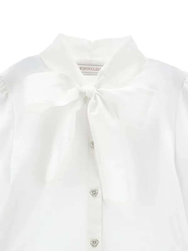Monnalisa Bow-detail Blouse