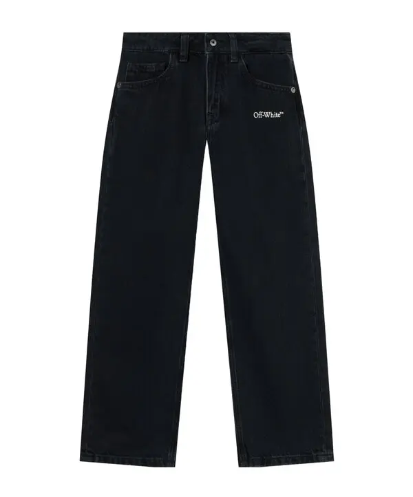 Off-White Diagonal Marker Jeans - Black
