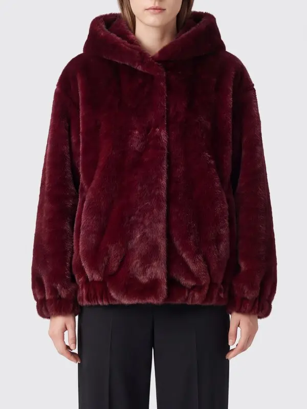Antonelli Firenze Hooded Faux Fur Coat