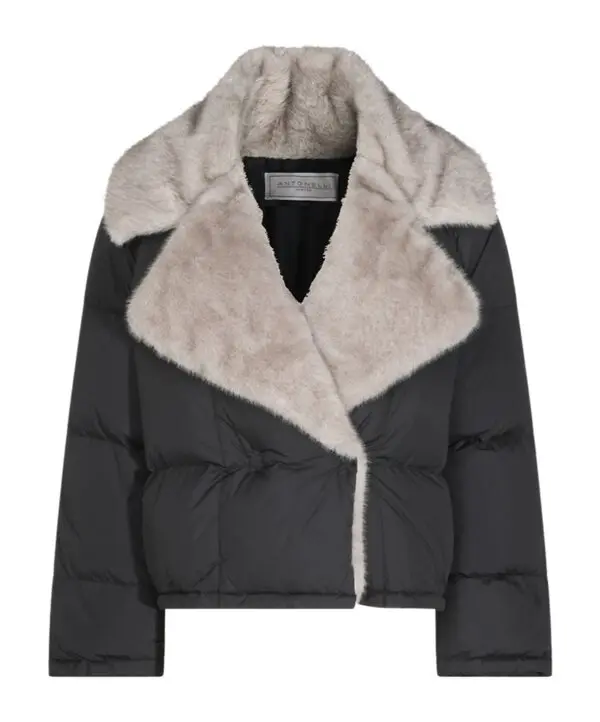 Antonelli Firenze Faux Fur Collar Down Jacket