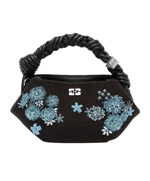 GANNI Bou Mini Bead-embellished Shoulder Bag