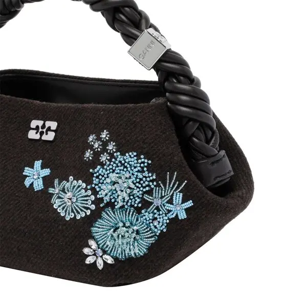 GANNI Bou Mini Bead-embellished Shoulder Bag