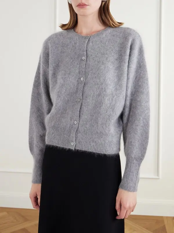 ALMADA Coco Brushed Cashmere Cardigan