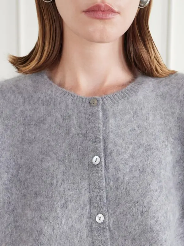 ALMADA Coco Brushed Cashmere Cardigan
