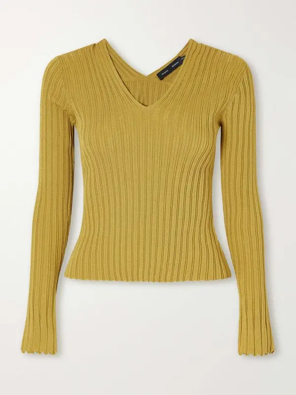Proenza Schouler Roux Ribbed Top