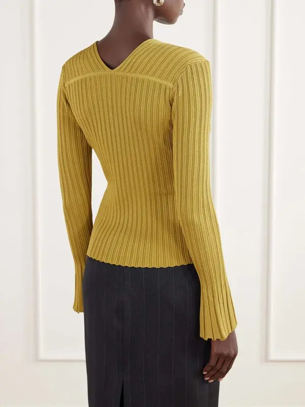 Proenza Schouler Roux Ribbed Top