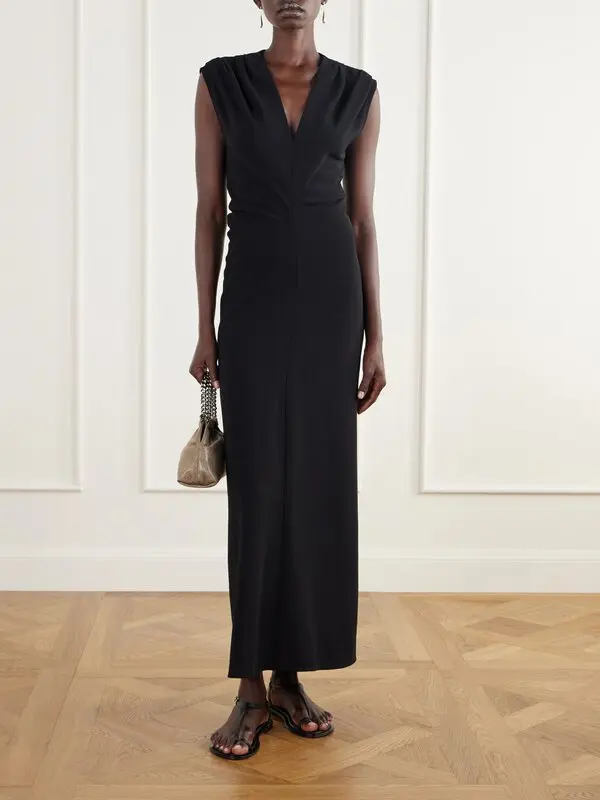 Proenza Schouler Gunta Crepe Maxi Dress