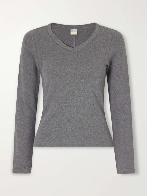 FLORE FLORE Jill Organic Cotton-jersey T-shirt