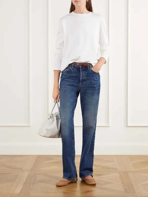 FLORE FLORE Maggie Organic Cotton-jersey T-shirt