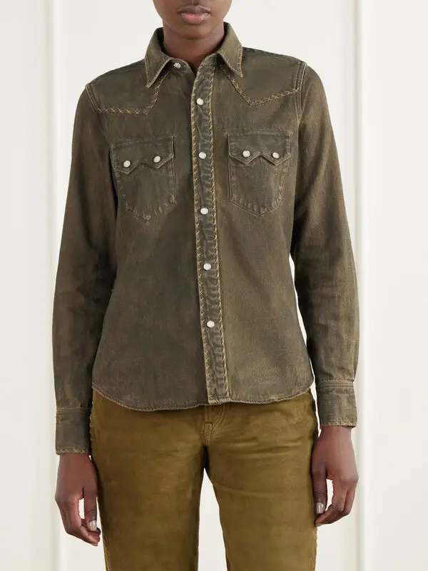 Ralph Lauren Whipstitched Denim Shirt