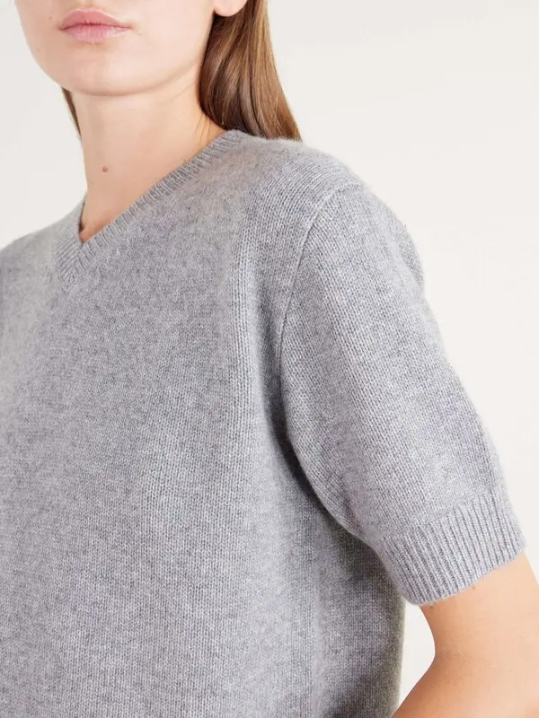 Theory Cropped Cashmere Sweater