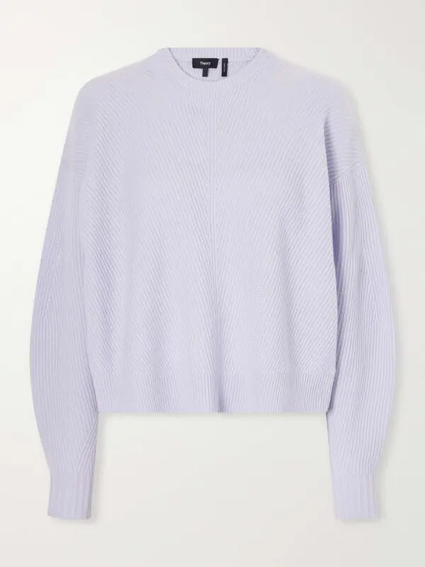 Theory Ribbed Cashmere Sweater
