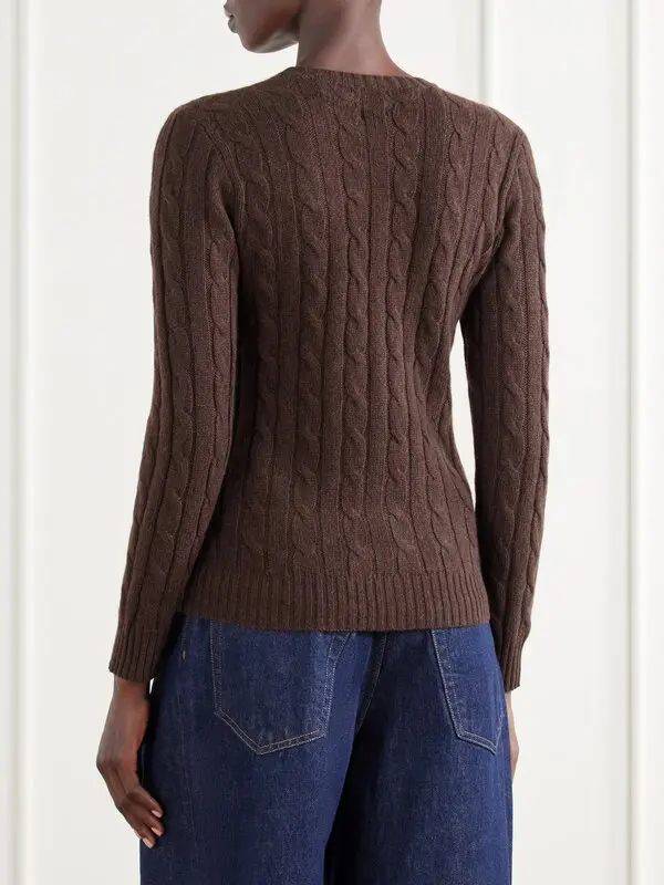 Polo Ralph Lauren Julianna Cable-knit Cashmere Sweater