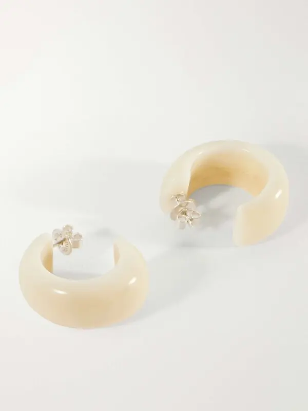 HUNTING SEASON The Halfmoon Tagua Seed Earrings
