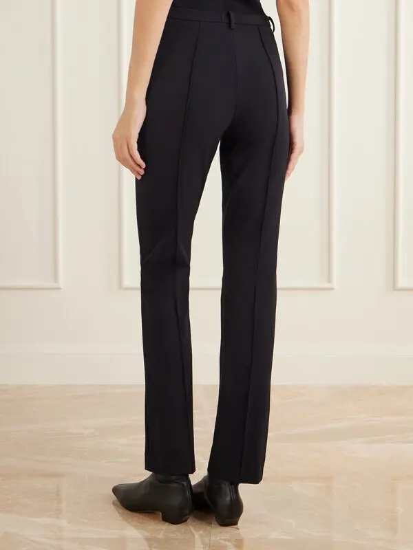 JAMIE HALLER The Riding Cropped Stretch-crepe Slim-leg Pants