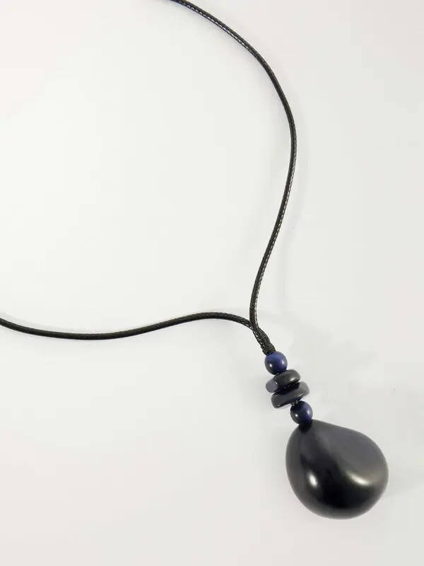 HUNTING SEASON The Tagua Pendant Seed And Leather Necklace