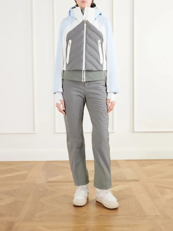 Bogner Franzi-t Belted Stretch-shell Flared Ski Pants