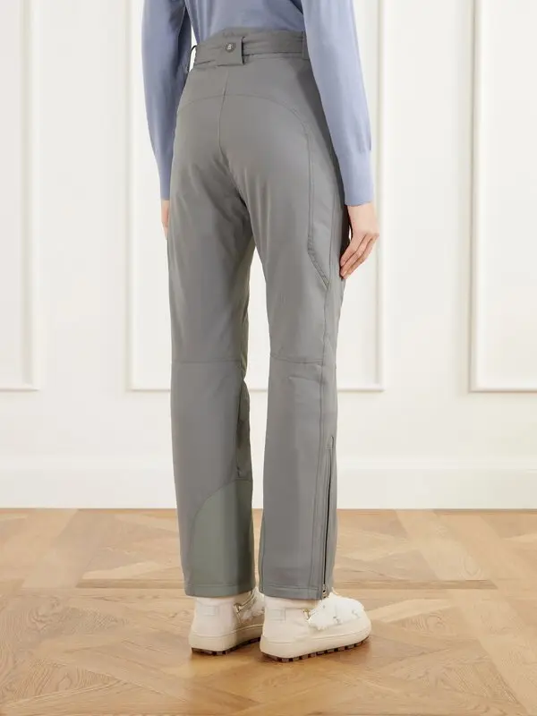 Bogner Franzi-t Belted Stretch-shell Flared Ski Pants