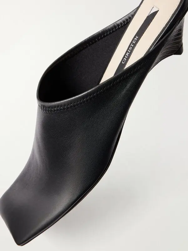 CHRISTEN Edge Stretch 35 Leather Mules