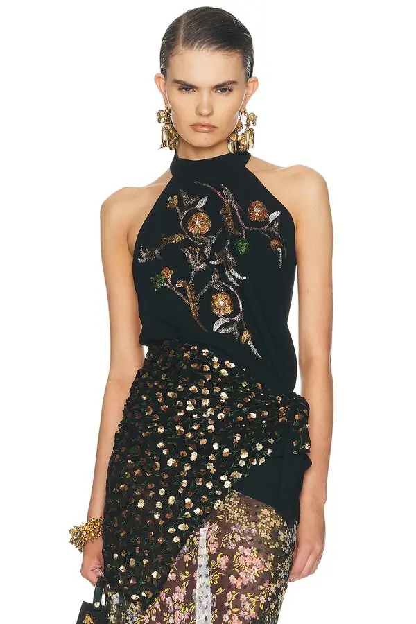 Dries Van Noten Carfys Embellished Top