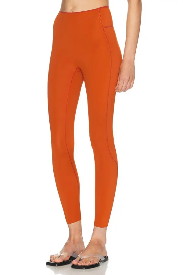 ADIDAS ORIGINALS X Entire Studios Optime 7/8 Training Legging In Burnt Orange