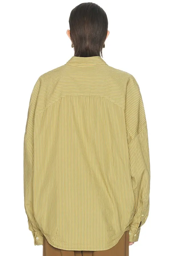 Dries Van Noten Casia Shirt In Yellow