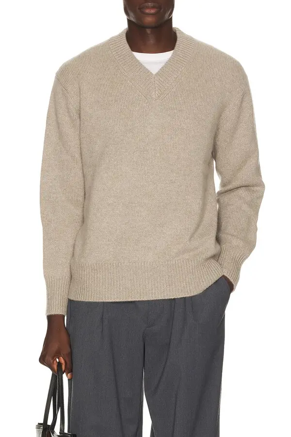 Soft Goat V Neck Sweater