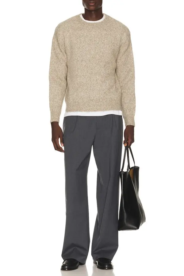 SUNFLOWER Yak Sweater In Brown - Dark Oat