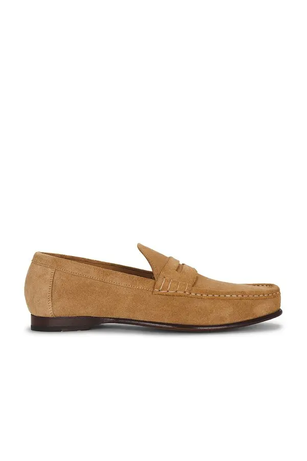 Ralph Lauren Purple Label Chalmers Loafer In Beige - Sand