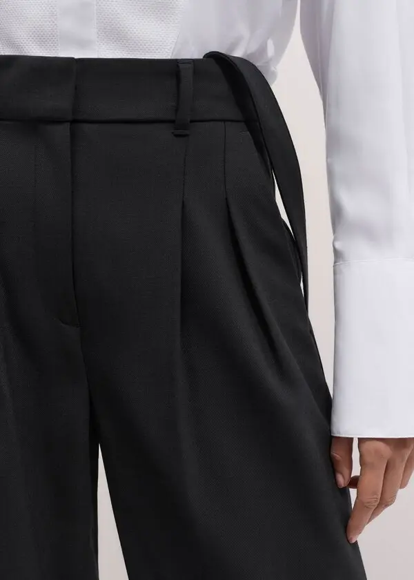ME+EM Perfect Pleat Wide Leg Pant