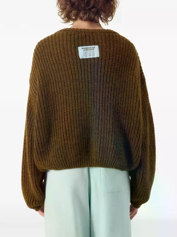 American Vintage Cyrow Ribbed-knit Sweater