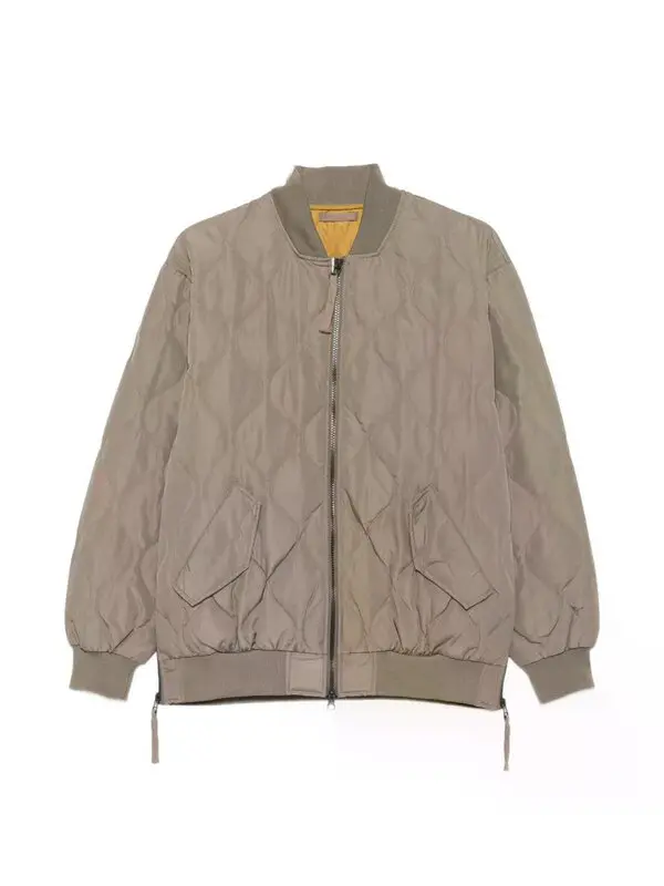 Taion Quilted Bomber Jacket - Green
