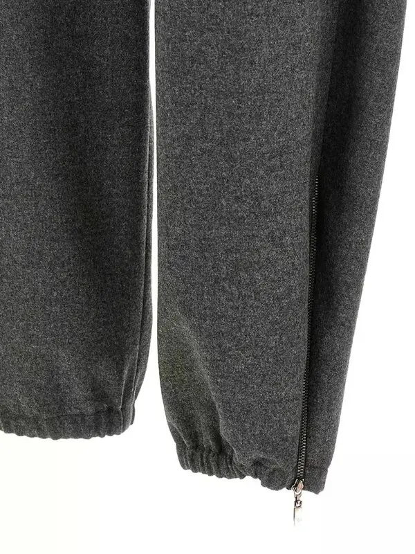 Brunello Cucinelli Flannel Loose Cargo Trousers