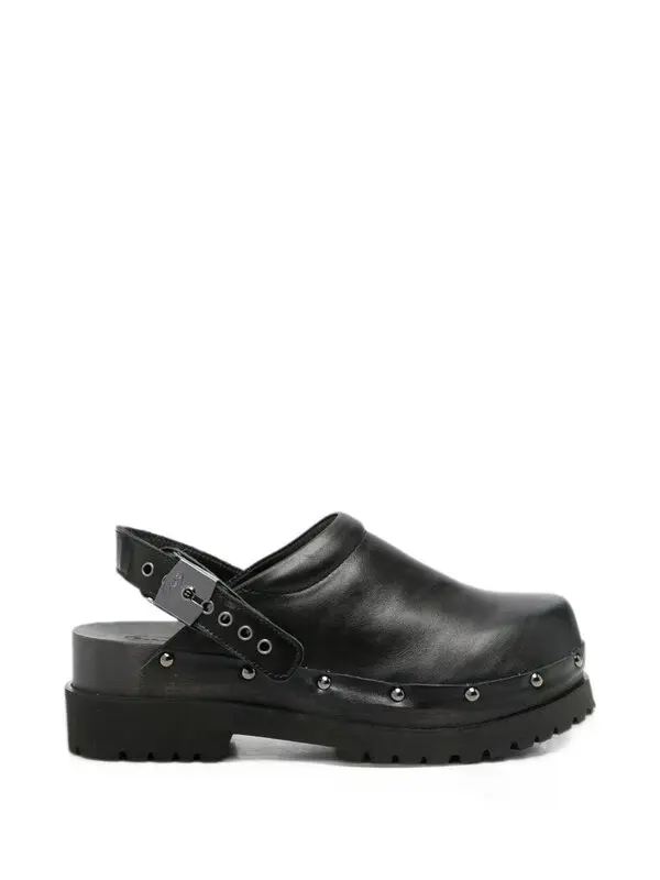 DR. SCHOLL'S SHOES Cindy Studded Mules - Black