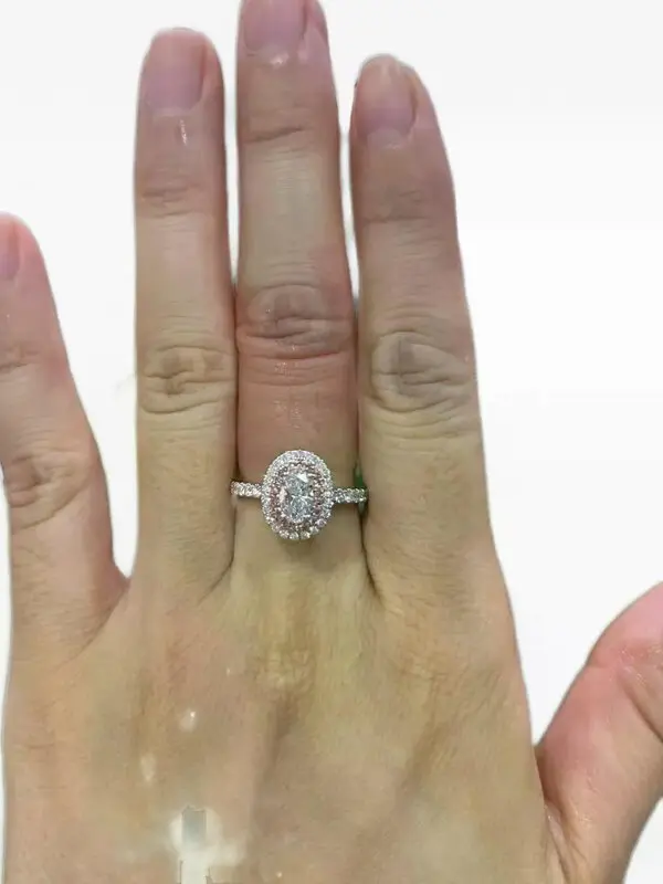 HYT JEWELRY Diamond Double-halo Ring