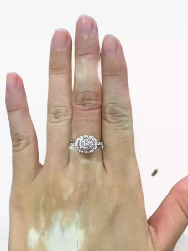 HYT JEWELRY Diamond Double-halo Ring