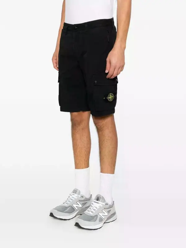 Stone Island Compass-patch Cargo Shorts