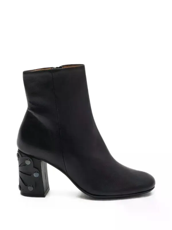 Malìparmi Appliqué Studded Ankle Boots